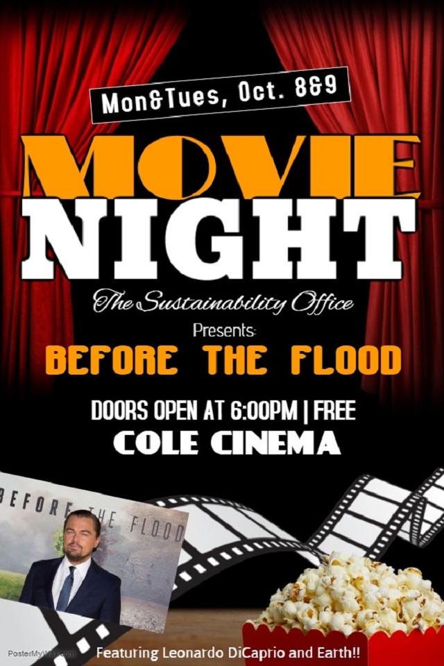 Free Movie: Leo DiCaprio's "Before the Flood" AND Popcorn! | St. Marys ...
